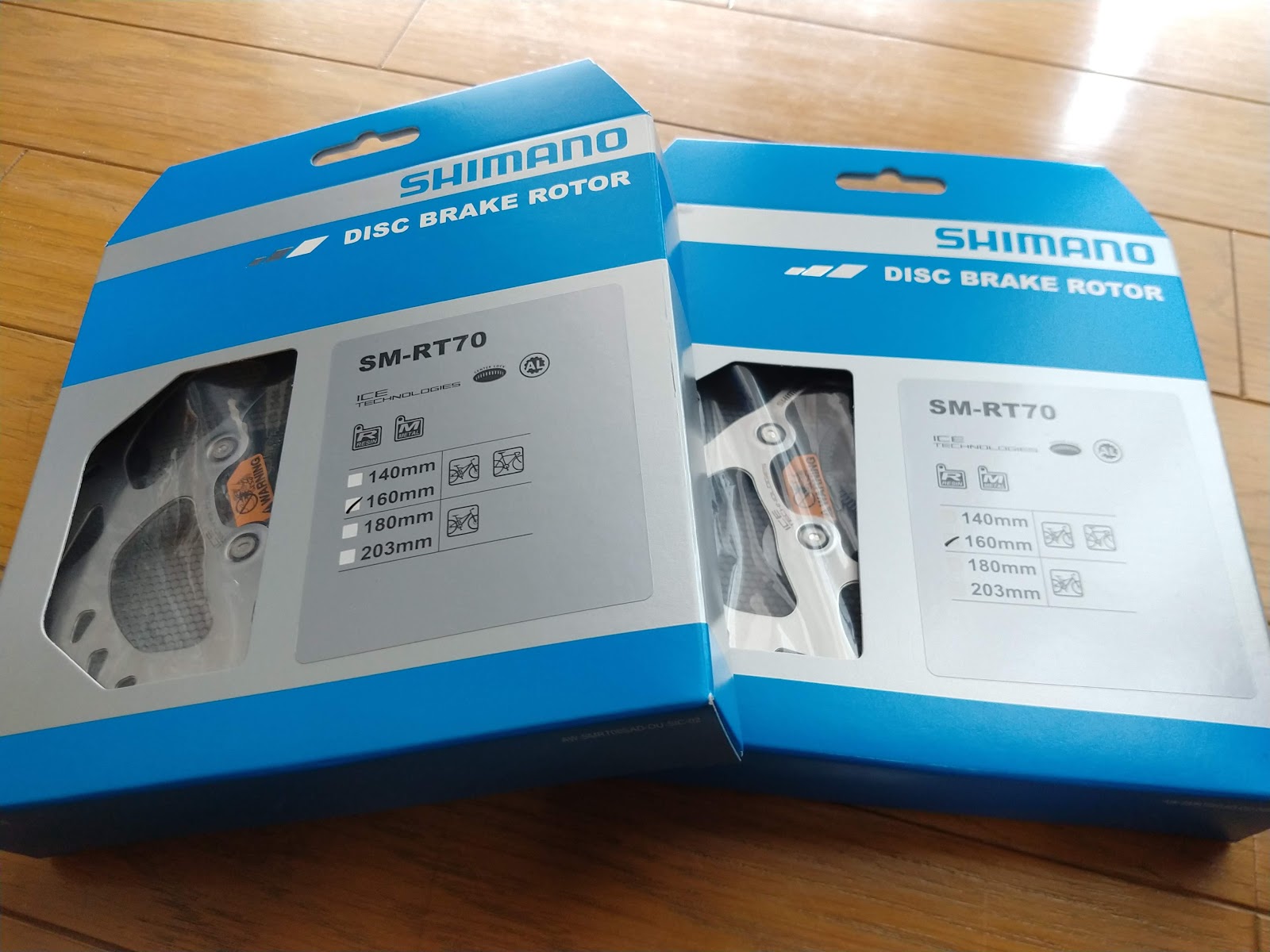 ω・`)ｼｮﾎﾞｰﾝ: 月刊自転車組立 - ディスクブレーキローター取り付け(SM-RT70)