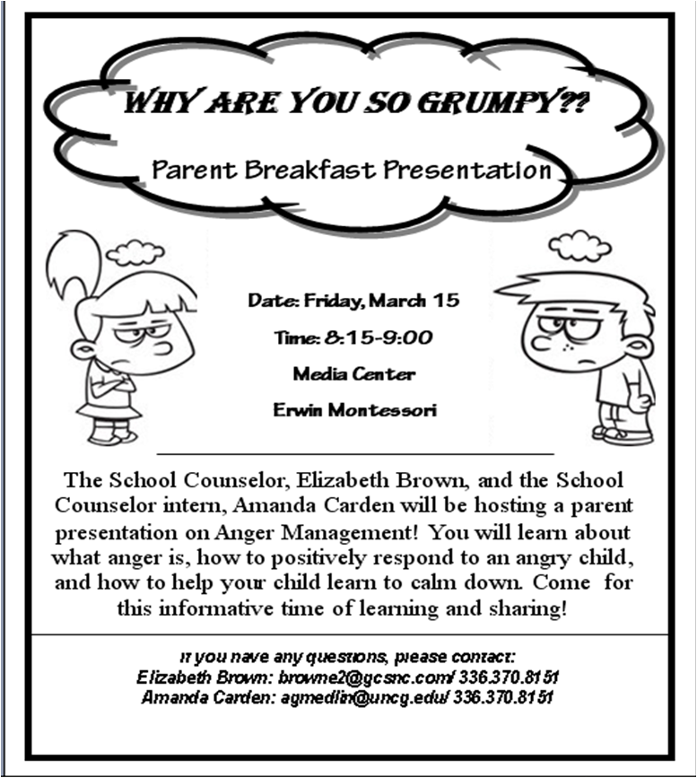 The Inspired Counselor: Why Are You So Grumpy? Parent presentation on ...