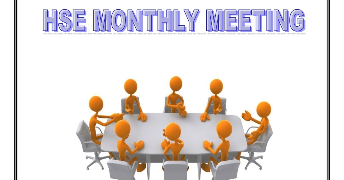 hsedot.com: HSE Monthly Meeting Sample Format