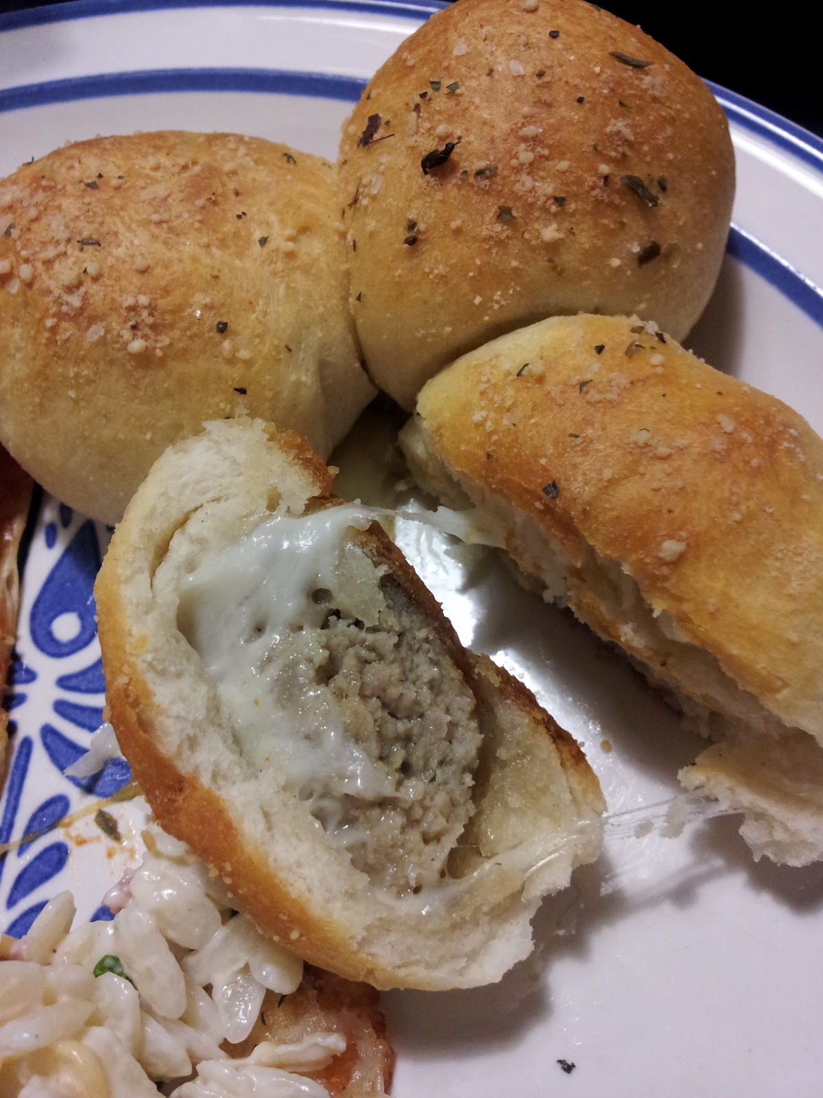 Covered In Bacon Meatball Stuffed Biscuit Ballz
