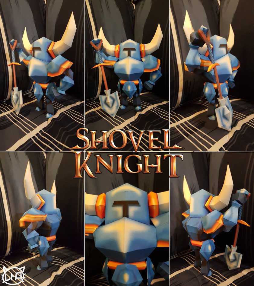 Shovel Knight Papercraft | Papercraft Paradise | PaperCrafts | Paper ...