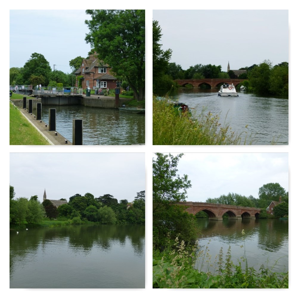 Glynis & Pete's Thames Path: Day 7 - Culham Lock (Abingdon) to Benson, 9.8m