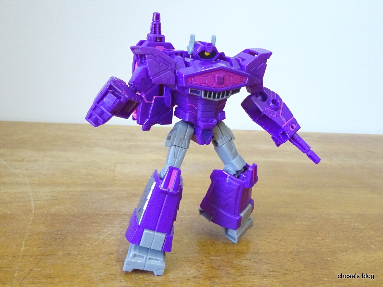 ChCse's blog: Toy Review: Transformers Cyberverse Shockwave (Warrior)