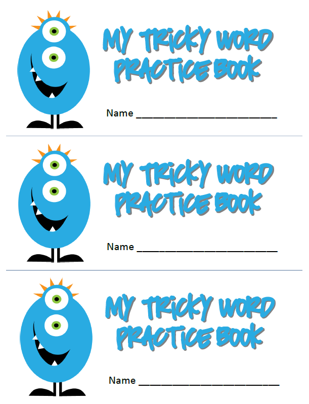Peterson's Pad: My Tricky Word Practice Book Freebie