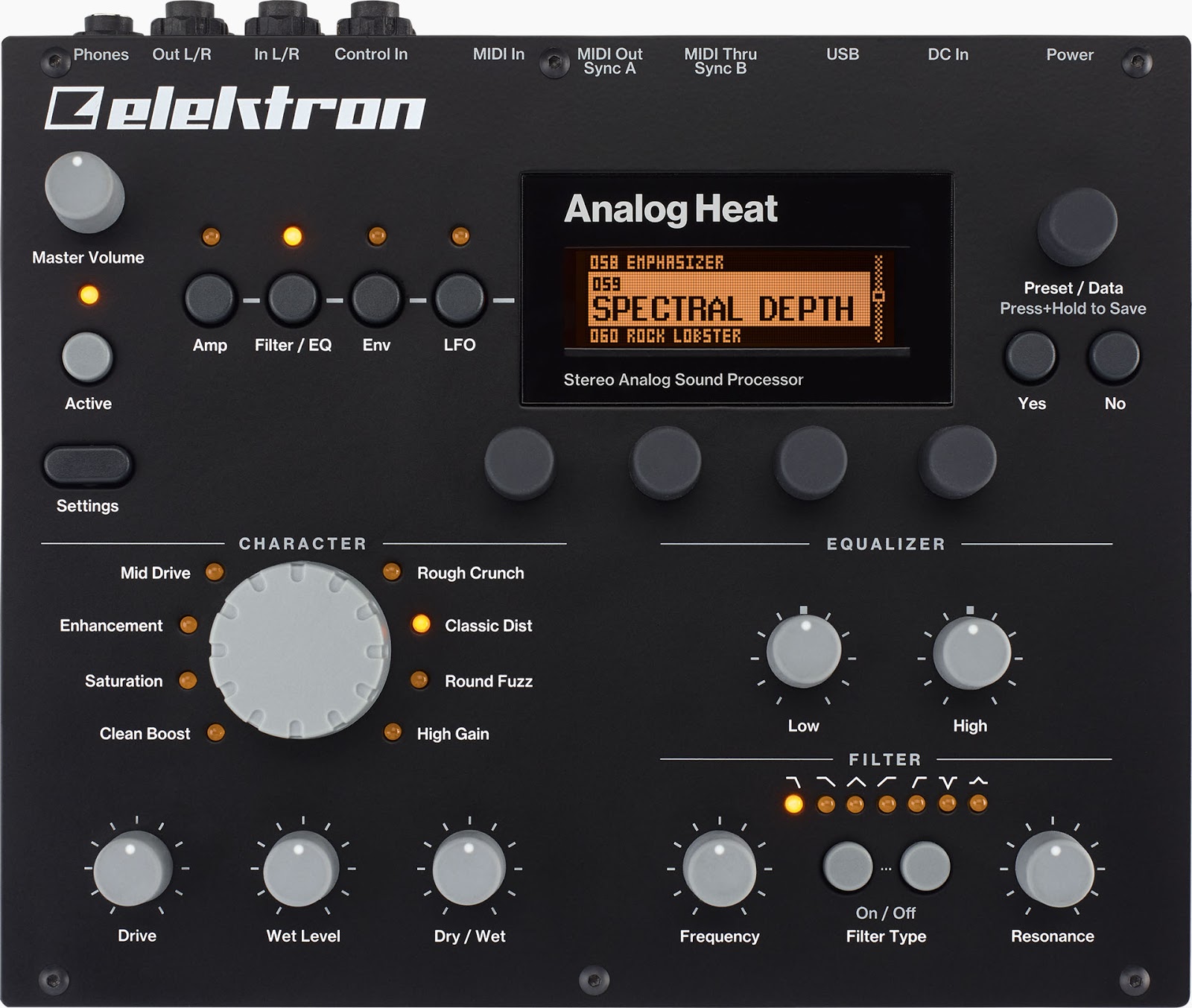 MATRIXSYNTH: Elektron Introduces Analog Heat - Stereo Analog Sound ...