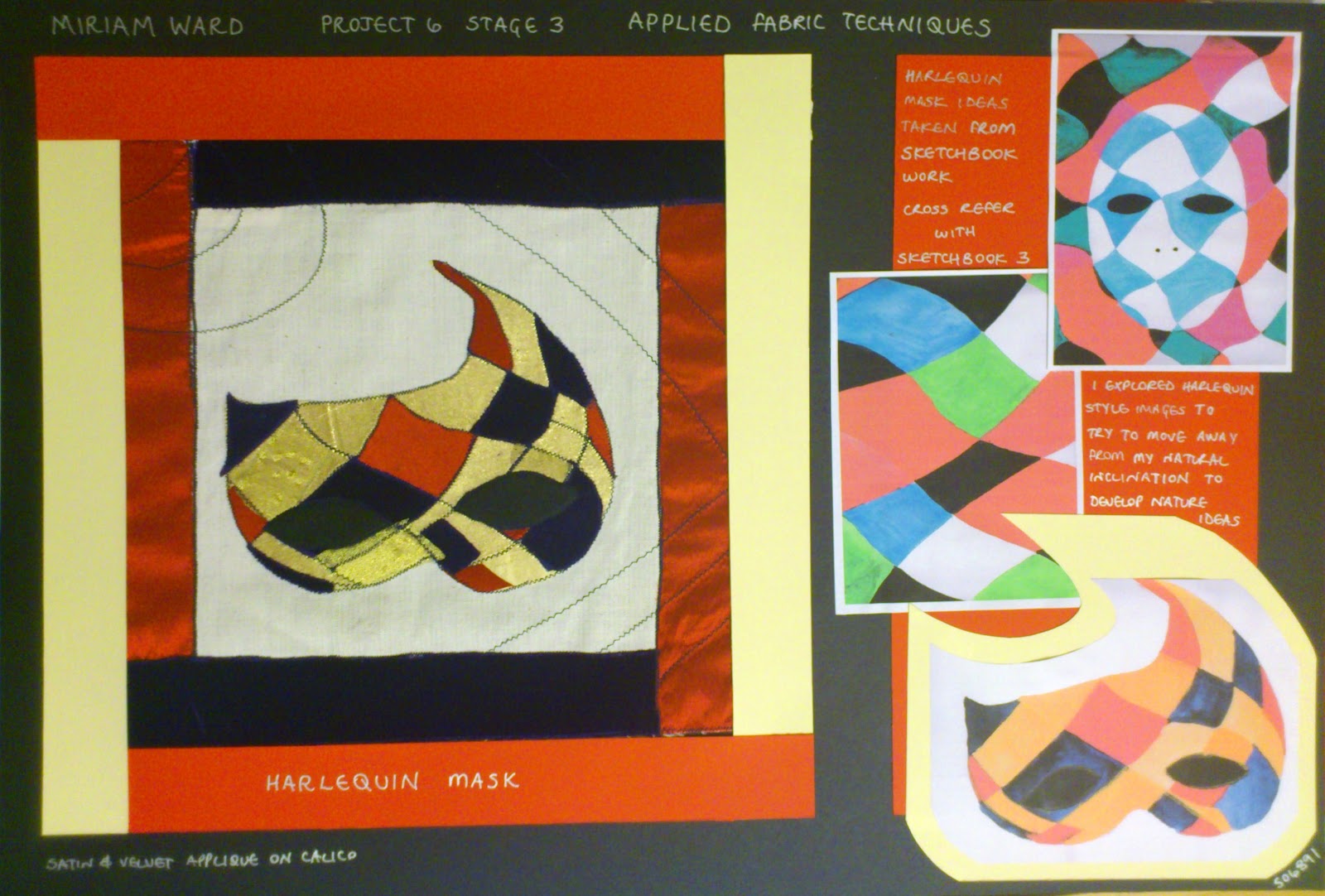 Miriam Ward Textiles: Textiles Degree Storyboards