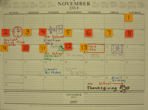 Teacher Ink: Calendar Color Coding