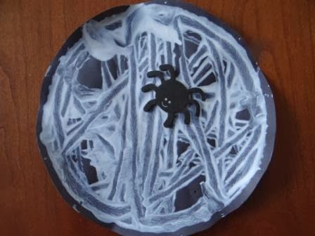 Because I Said So (and Other Mommyisms): Marble-Painted Spider Web Craft