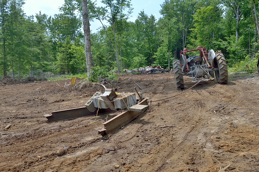 Bleecker Mountain Life: Leveling and Smoothing the Land