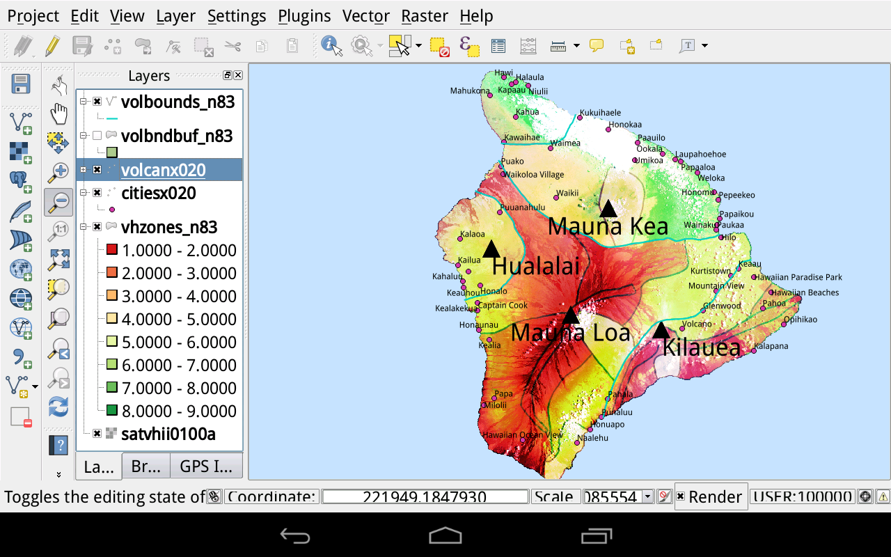 Open Source GIS Blog: QGIS 2.0 Dufour on a Nexus 7 Tablet