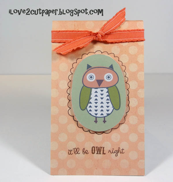 i love 2 cut paper: Decorated Notelet using FREEBIE graphic!