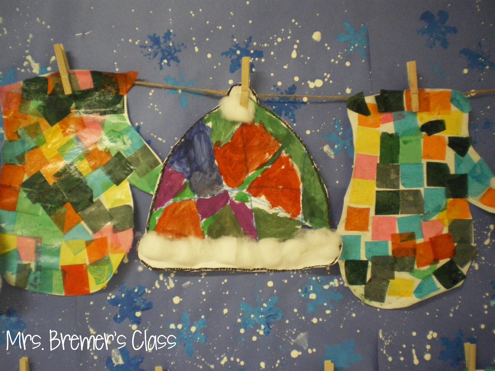 The Hat and The Mitten Art Lesson | Mrs. Bremer's Class