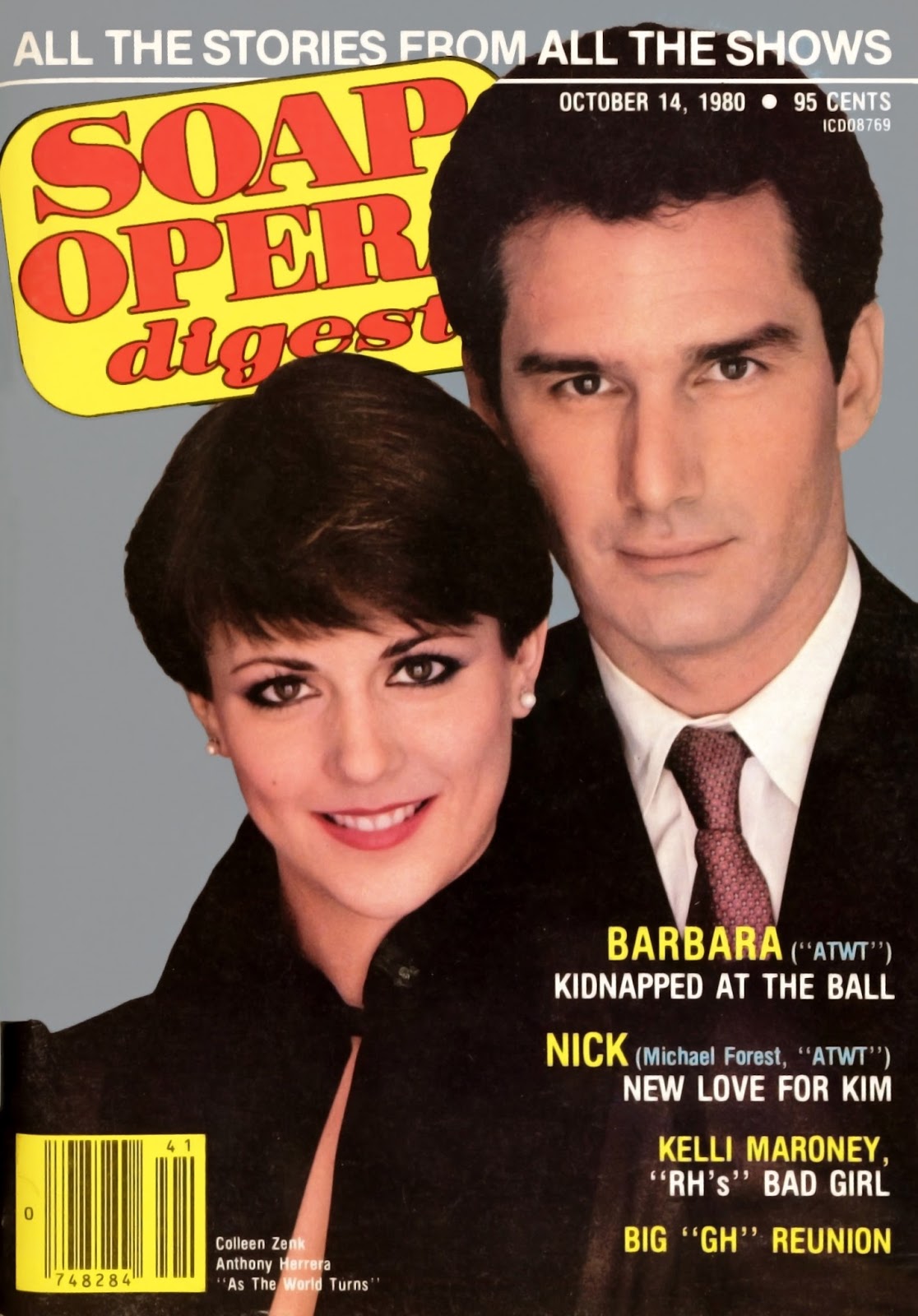 Soap Opera Digest: As The World Turns Cover - October 14, 1980