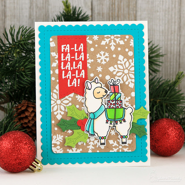 Fa La La La Llama Card | Newton's Nook Designs - 17turtles Juliana Michaels