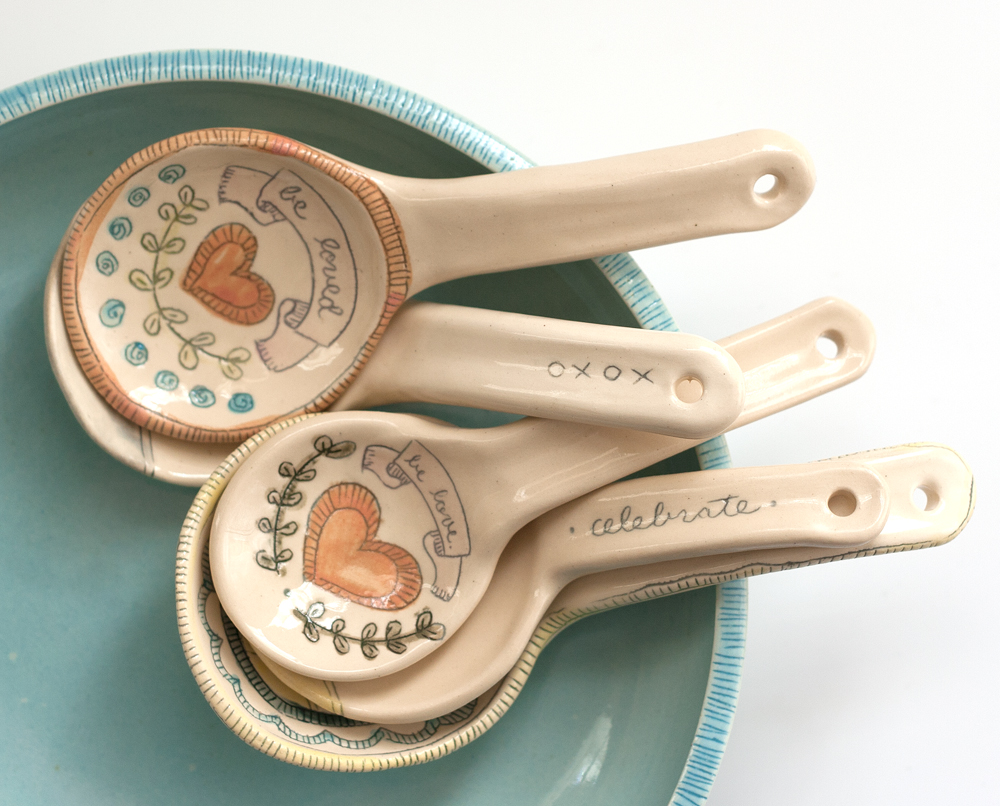 jeanette zeis ceramics: Ceramic spoons. An obsession.