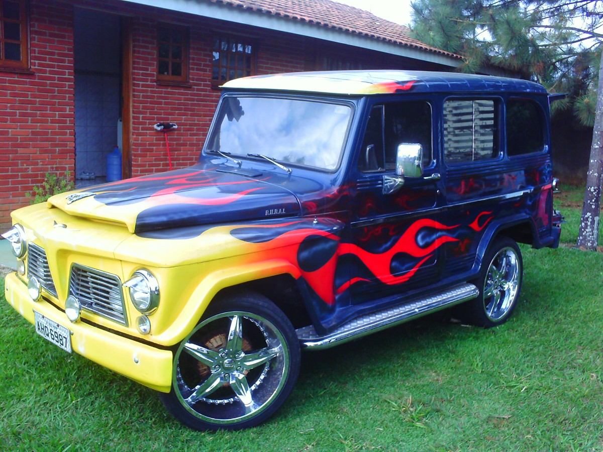 Carros Nacionais Antigos: WILLYS RURAL E F-75 MODIFICADOS