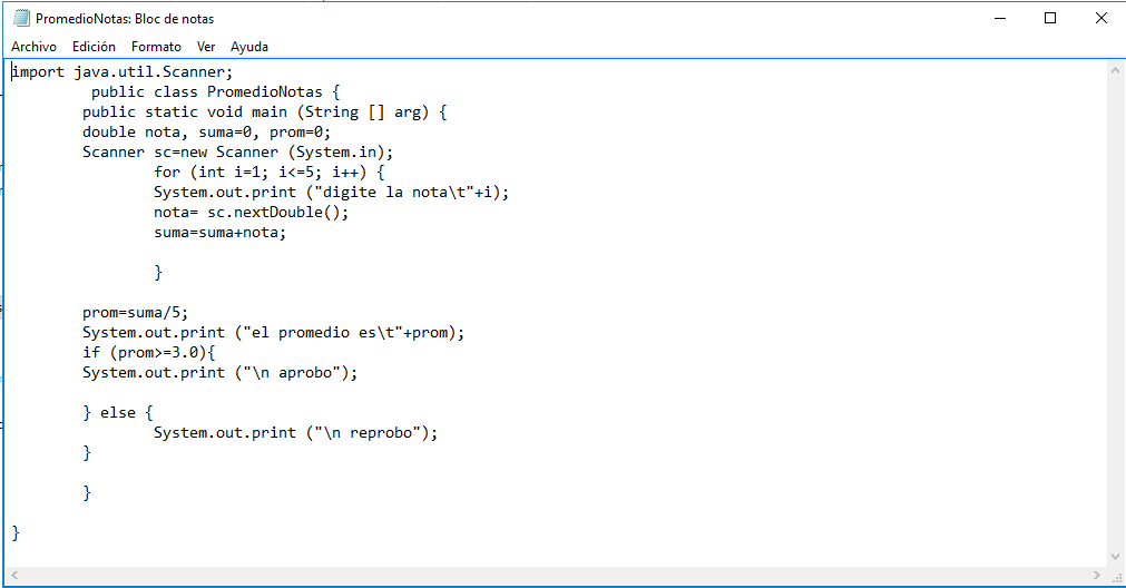 EJERCICIOS PRÁCTICOS EN JAVA