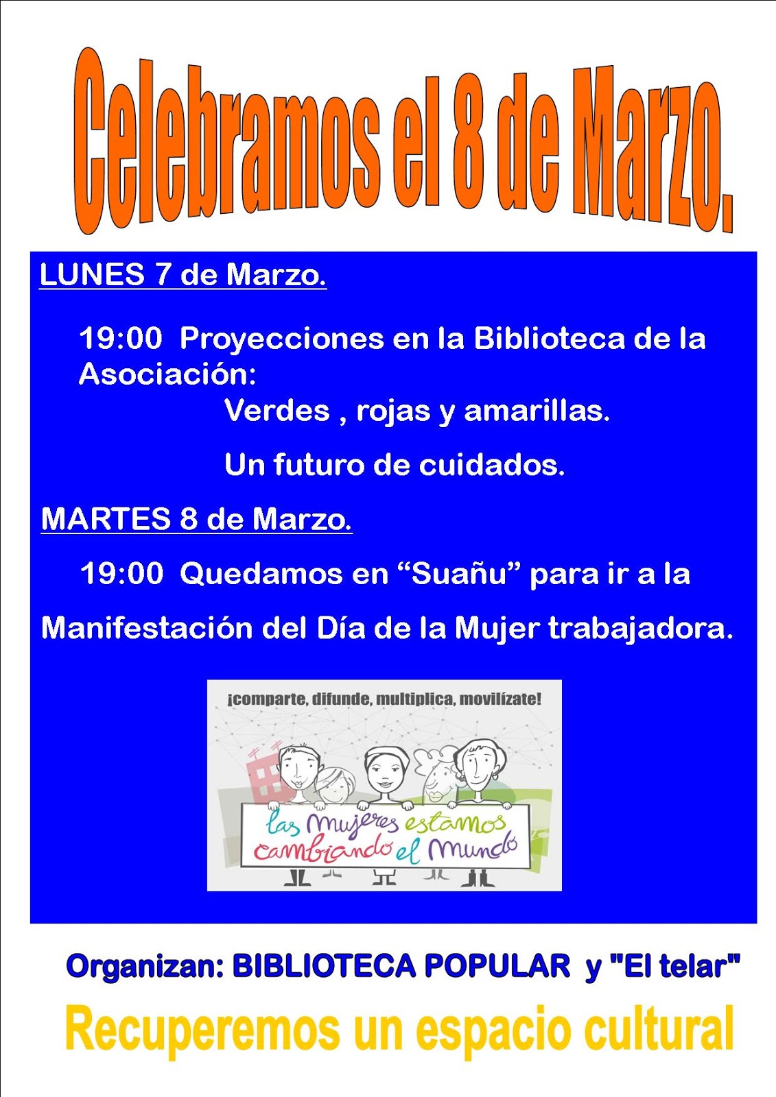 Celebramos el 8 de Marzo