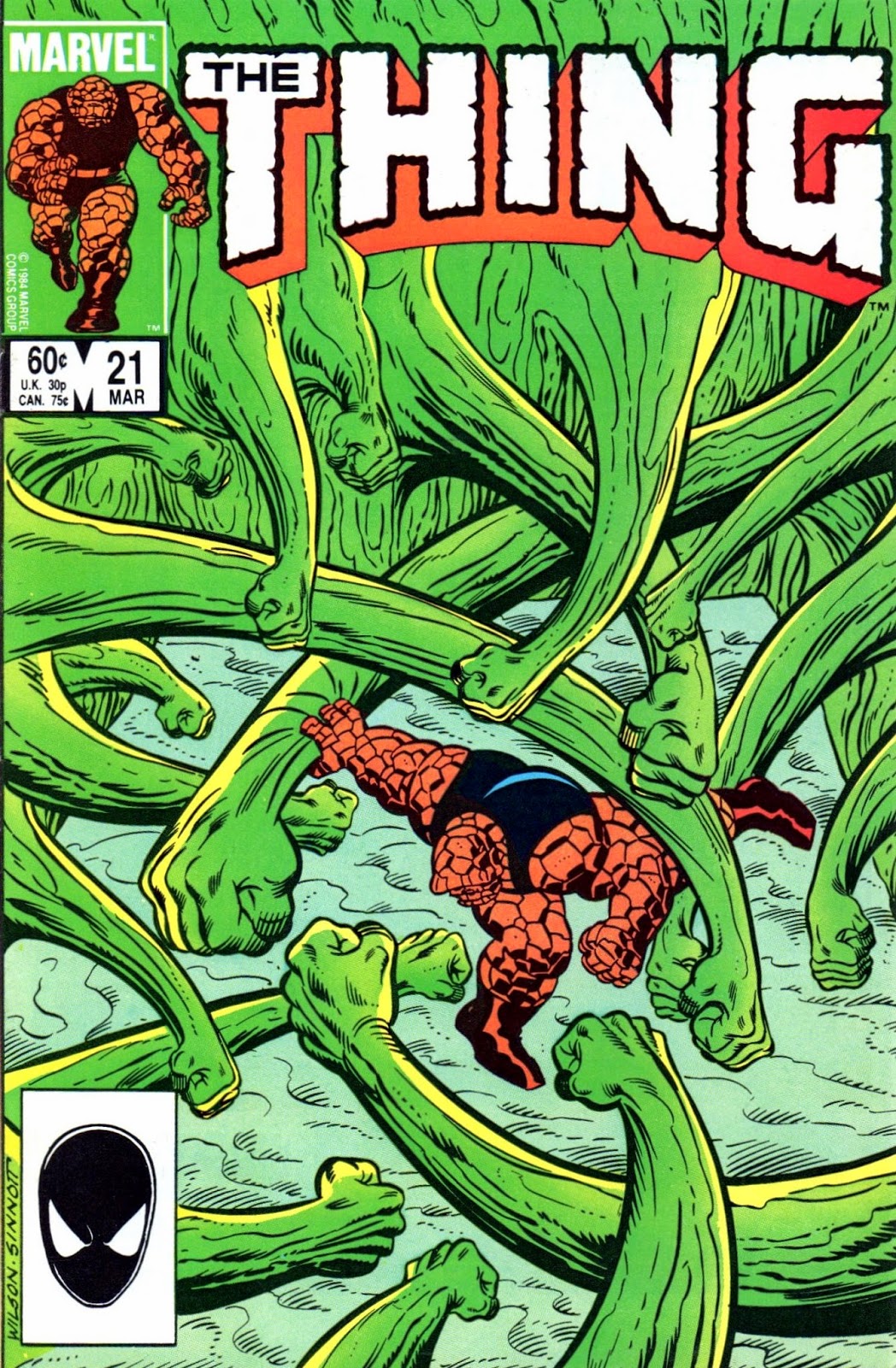 CRIVENS! COMICS & STUFF!: PART FOUR OF THE THING COVER & SPLASH PAGE ...