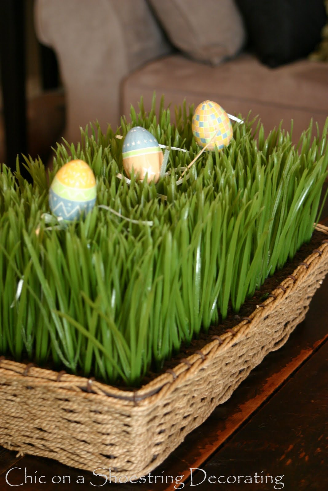 Chic on a Shoestring Decorating: Easter Eye Candy, No Calories!