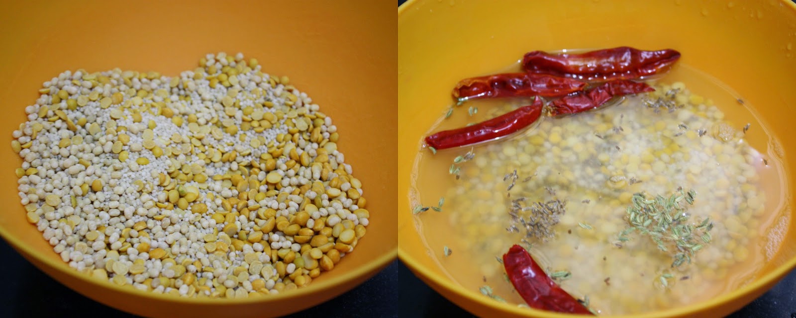 Sandhiya's Cookbook: Varagu Adai | Kodo Millet Adai with Drumstick leaves