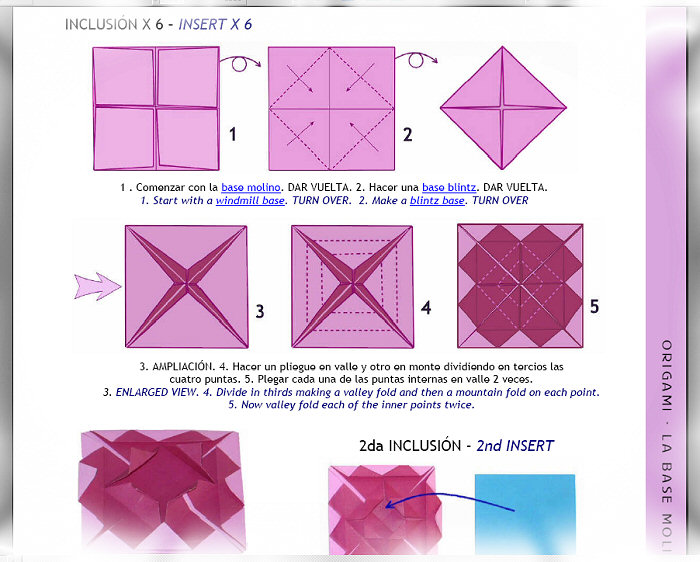 Origami Modular en Argentina: LA BASE MOLINO - THE WINDMILL BASE