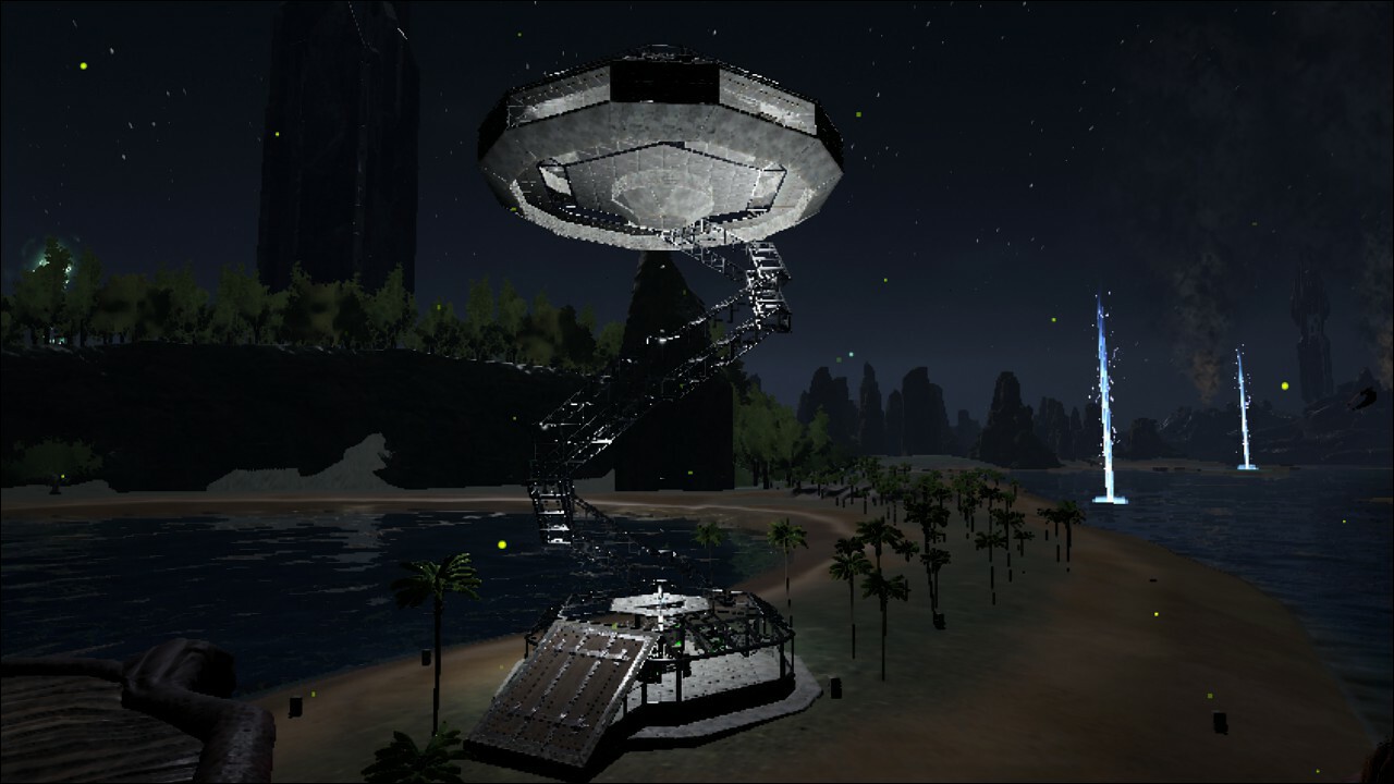 Darkling's Ark Builds: UFO Base and Spiral Towers