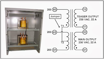 L/C Magnetics: 10 KVA Scott Configuration Transformer, P/N 18552N