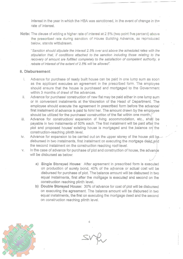 SIBAPRASAD CHAKRABORTY: House Building Advance Rules (HBA) -2017.