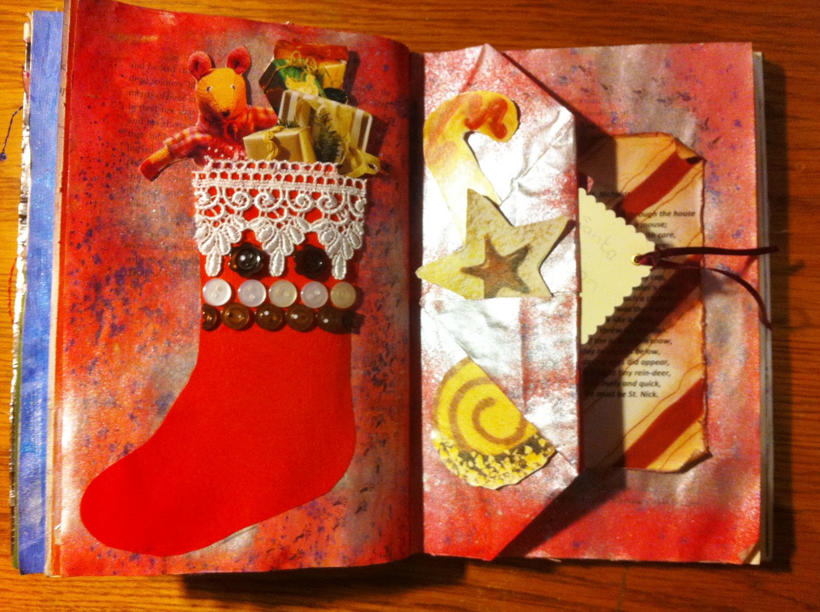 Paulaexuk’s Blog: Altered Book Lesson 11 and 12 - Pockets and Folded Pages