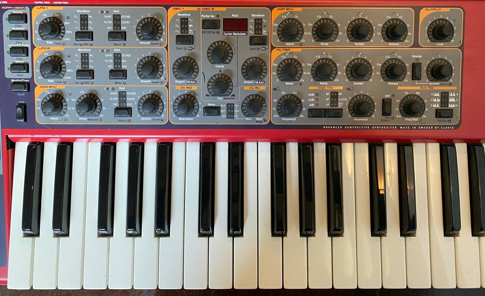 MATRIXSYNTH: Nord Lead 3 Performance Synthesizer SN 21030057