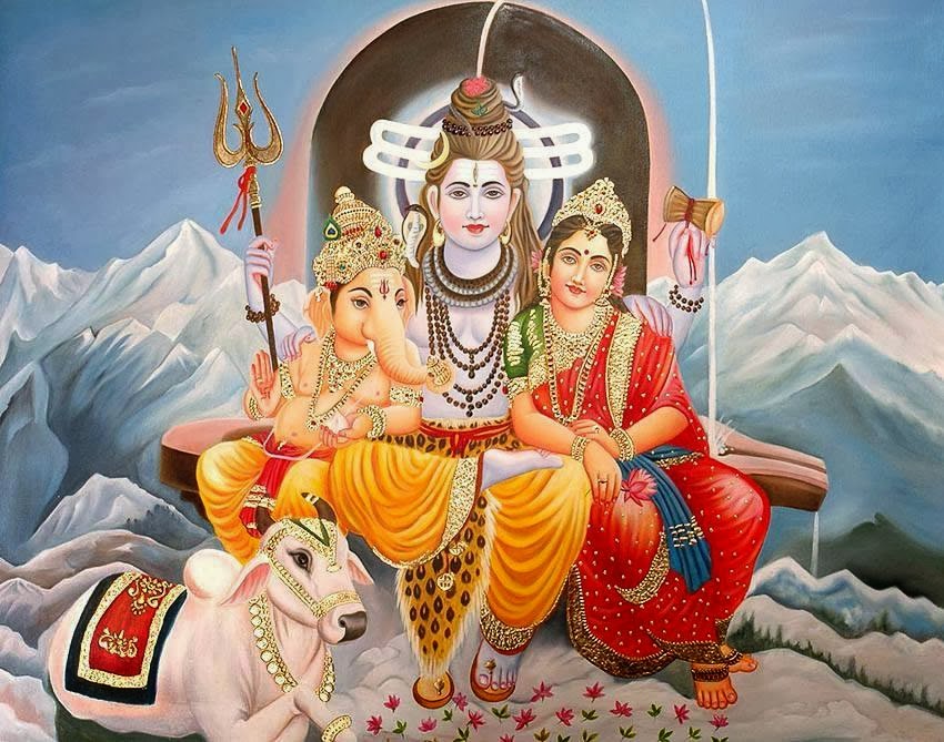 THE WORLD OF SHIVA PARIVAR: Bal Ganesha, Maa Parvati and Pita Mahadev