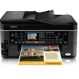 Epson WorkForce 645 Wireless All-in-One Color Inkjet Printer, Copier ...
