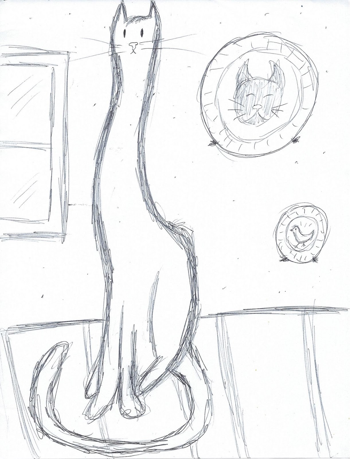 Flinching Forward Fast: Drawing Gallery (First Year)