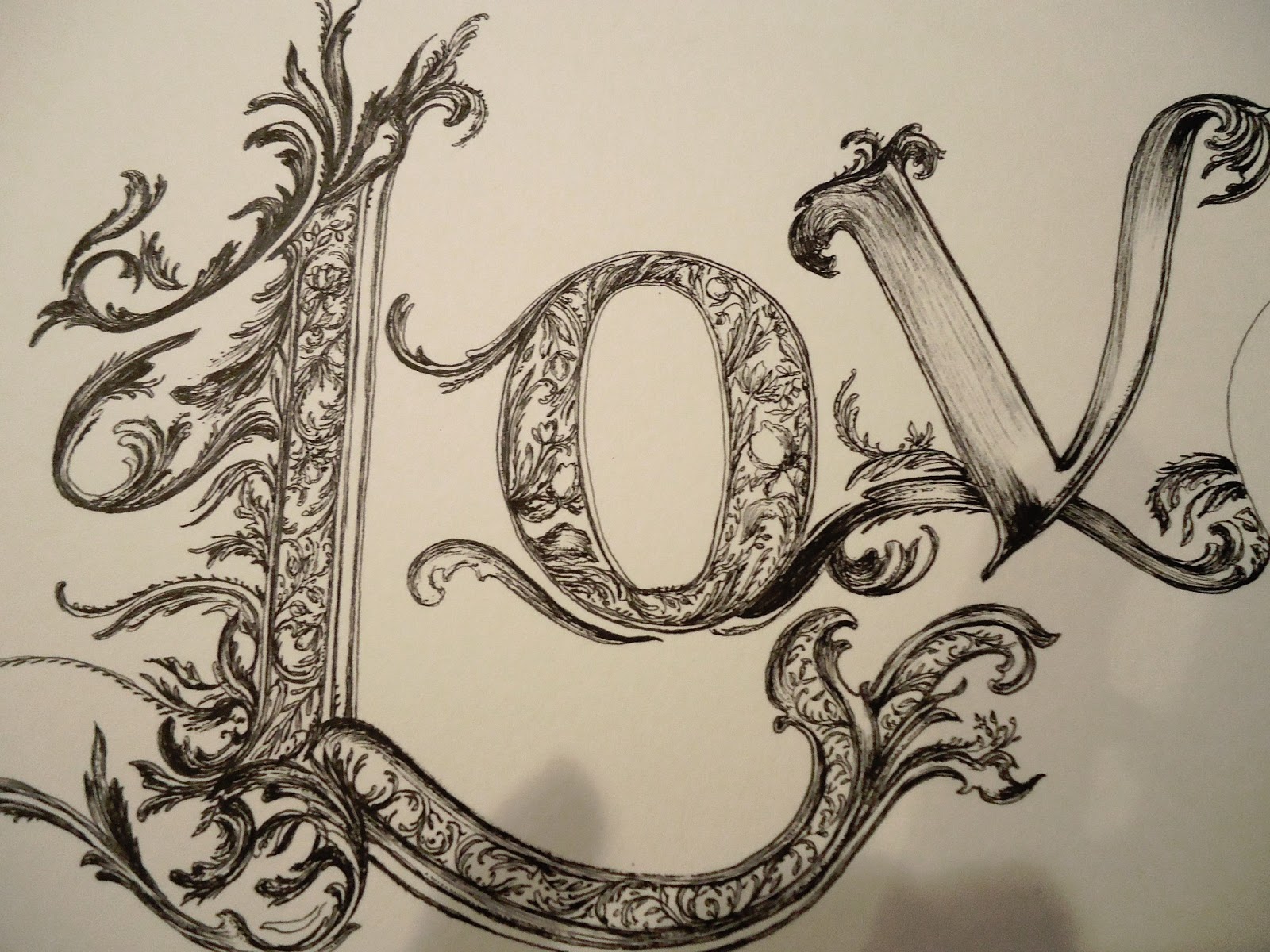 Wanderlust Gallery: Love Letters. Hand Lettering