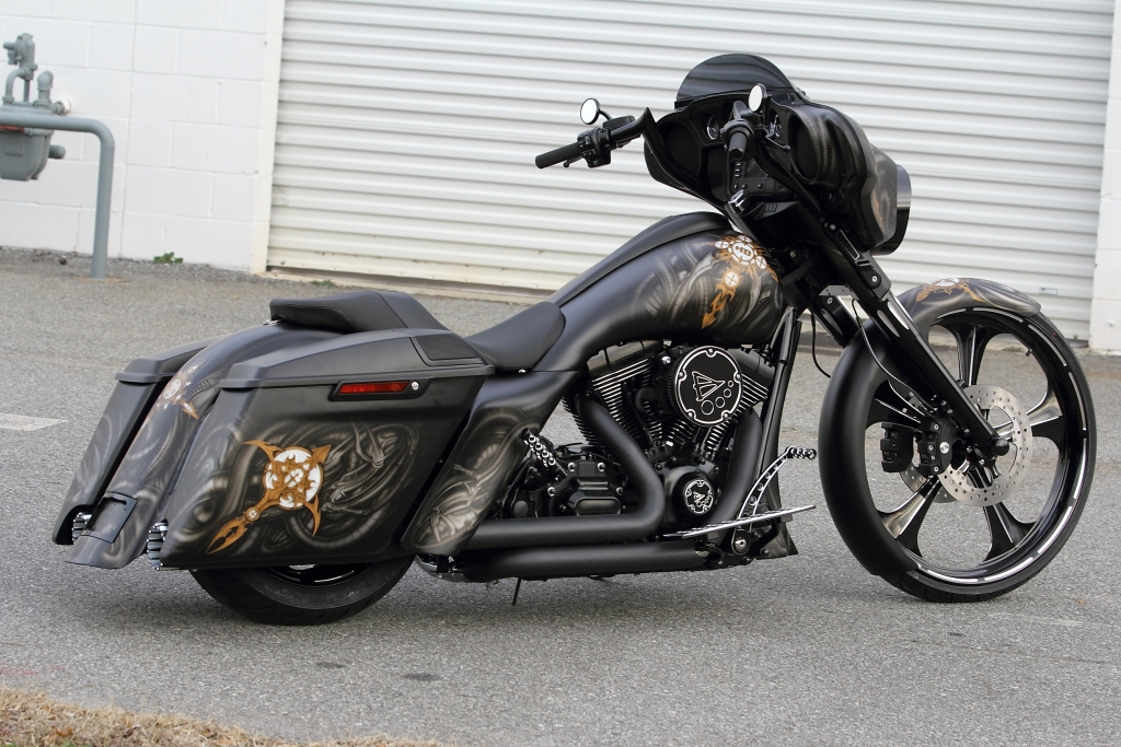 Image Cluster: Custom Harley Davidson Bagger HD Wallpapers Pictures