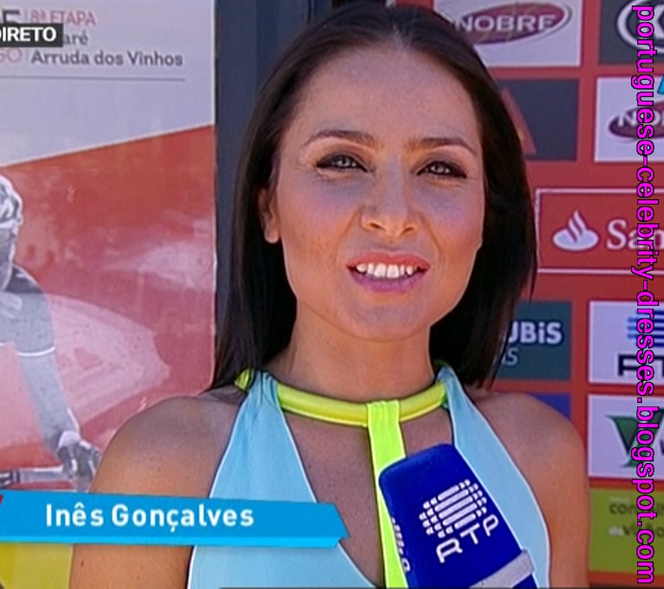 PORTUGUESE CELEBRITY DRESSES: INÊS GONÇALVES - "HV" - 26-7-2016