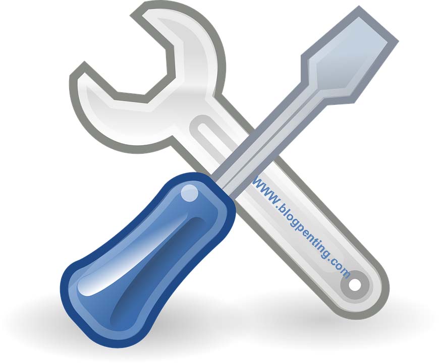 Cara Menghilangkan Gambar/Icon Obeng dan Kunci pada Blog | BlogPenting ...