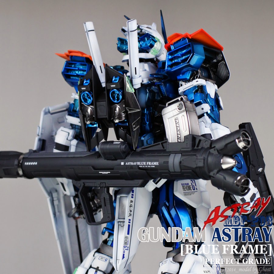 GUNDAM GUY: PG 1/60 MBF-P03 Gundam Astray Blue Frame - Customized Build