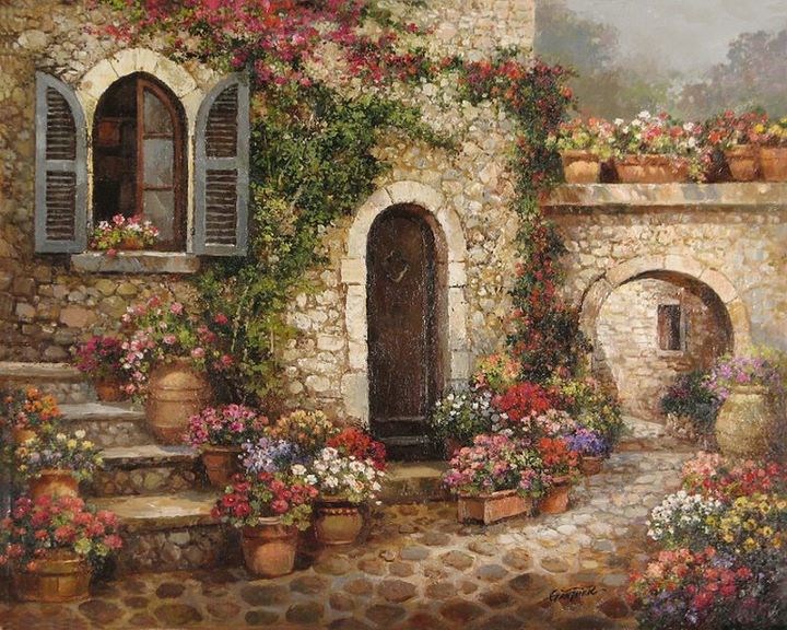 Paul Guy Gantner 1948 ~ Landscape painter | Tutt'Art@ | Pittura ...