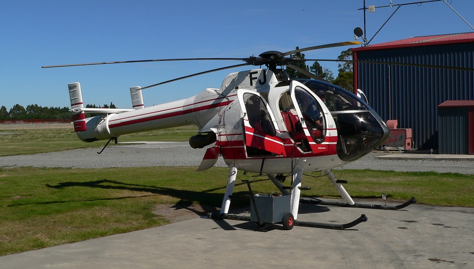 NZ Civil Aircraft: At Heli Maintenance NZCH today