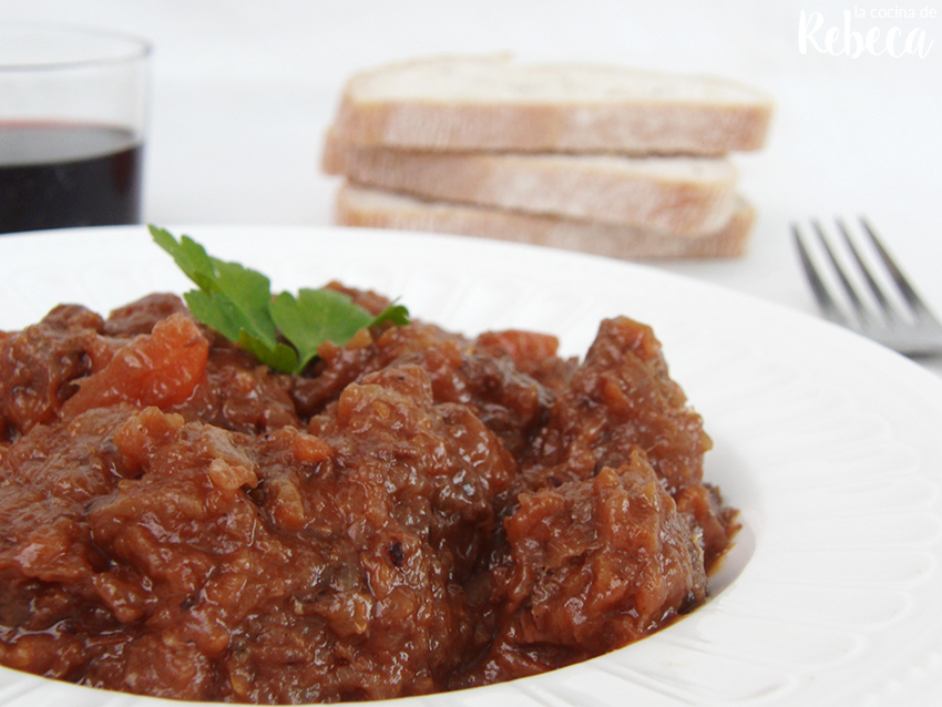 La cocina de Rebeca: Carrillada o carrillera estofada al vino