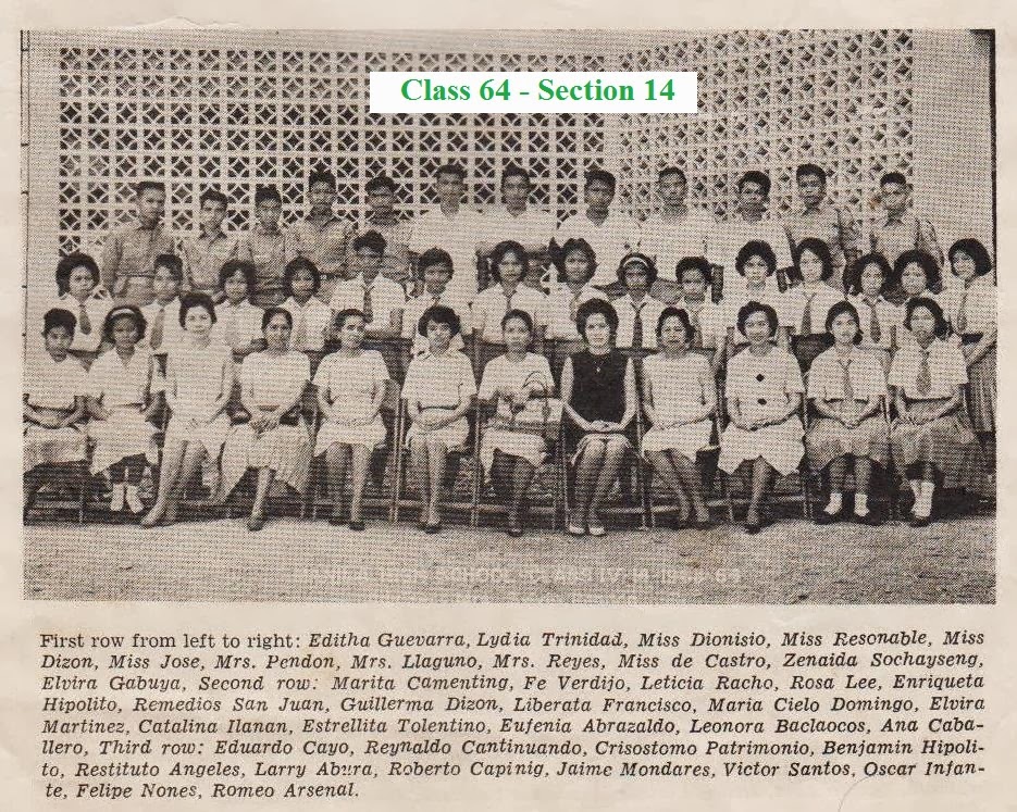 Em Esber Blog 2: Manila High School's Batch 64 Golden Anniversary ...
