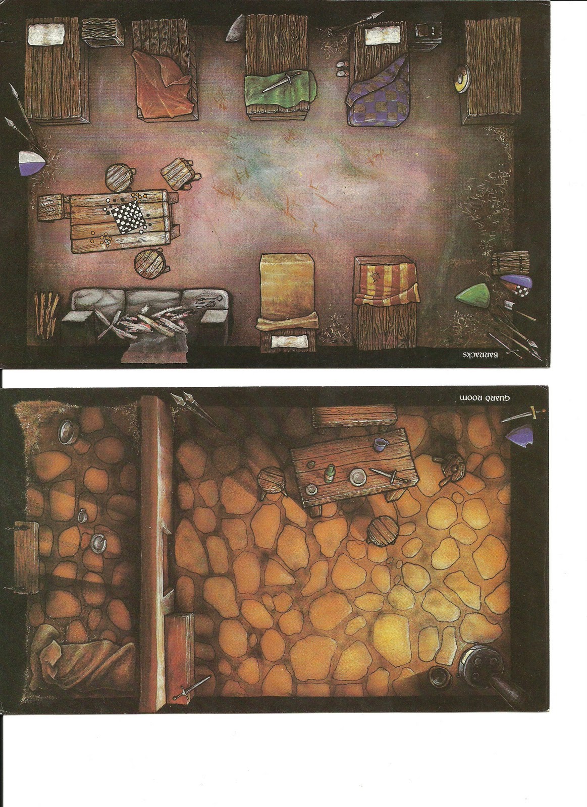 David's RPG: dungeon rooms