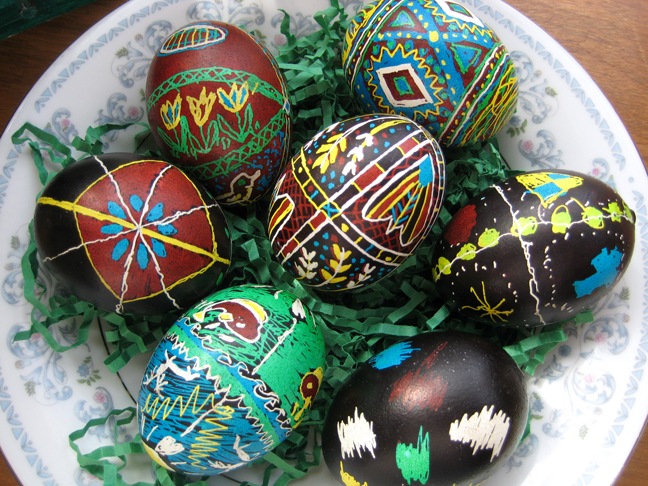 My Adventures In Positive Space: Pysanky: Ukranian Egg Decorating