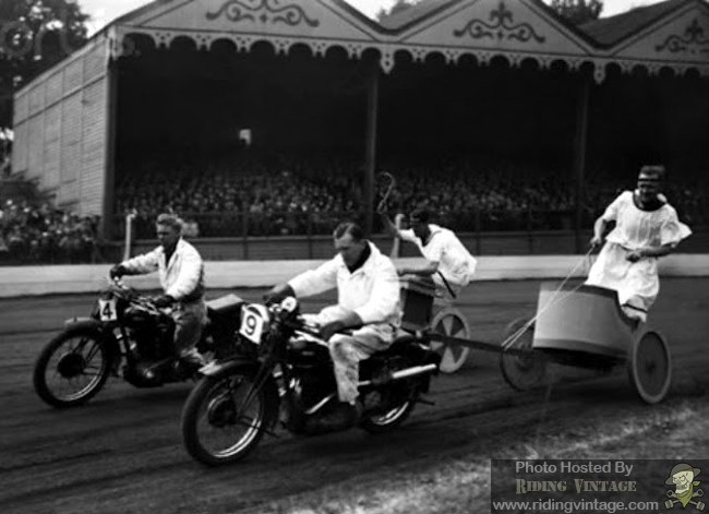 Motorcycle Chariot Racing ~ Riding Vintage