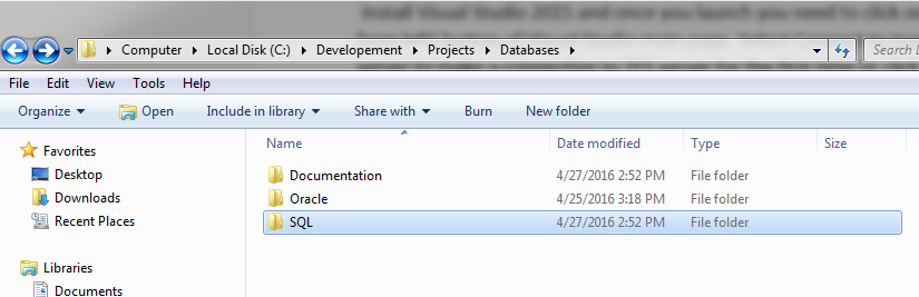 Troubleshooting Ms Sql Server Check In Database Scripts In To Team Foundation Server Using Vs
