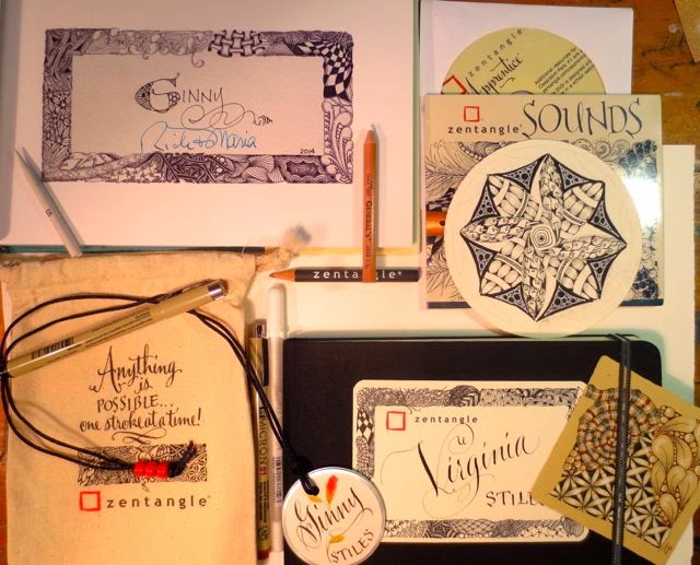 An Artist Labyrinth: Ginny Stiles CZT: Zentangle Reflections