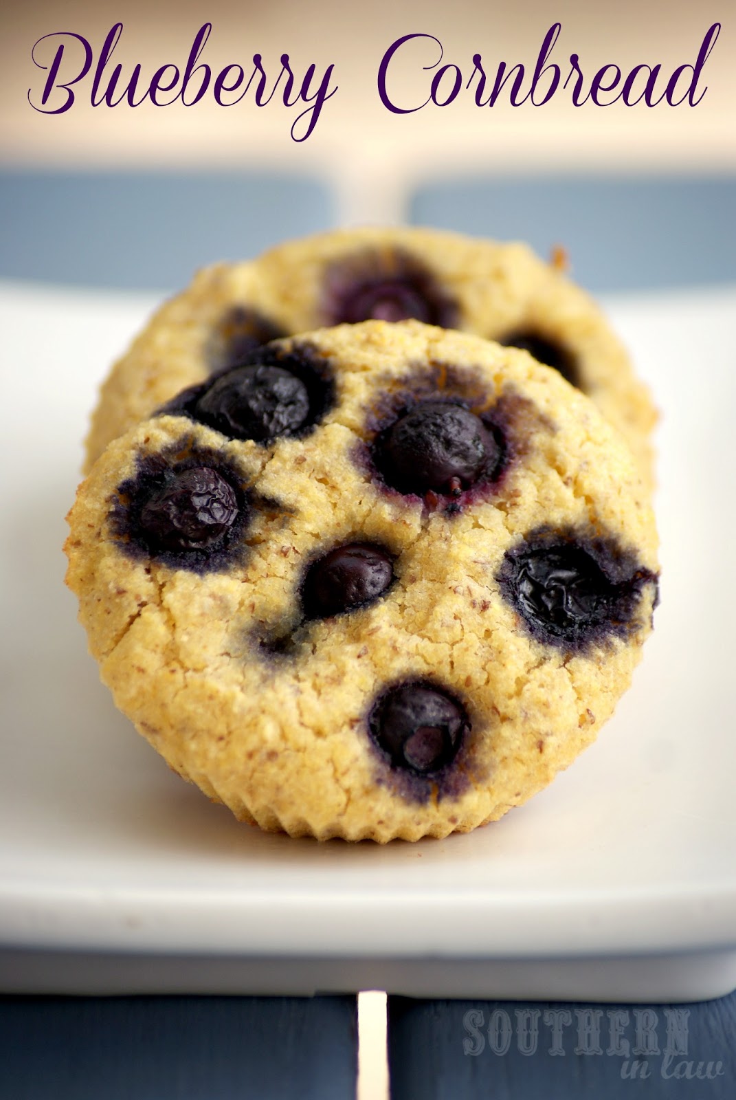 Southern In Law: Recipe: Blueberry Cornbread Muffins Southern In Law: Recipe: Blueberry Cornbread Muffins