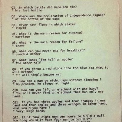 Funny Questions and Answers | Only4angels